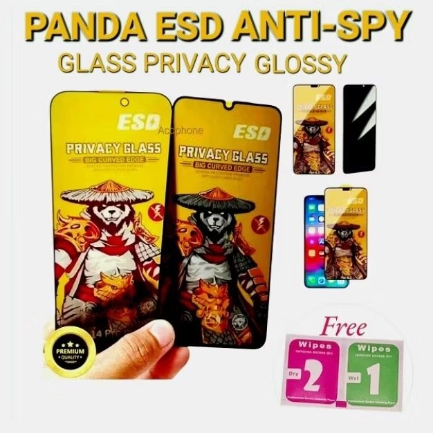 Jual Tempered Glass ESD Privacy PANDA Premium Xiaomi POCO C71 X7 pro M7 pro C75 M6 , M6 pro F6 ...