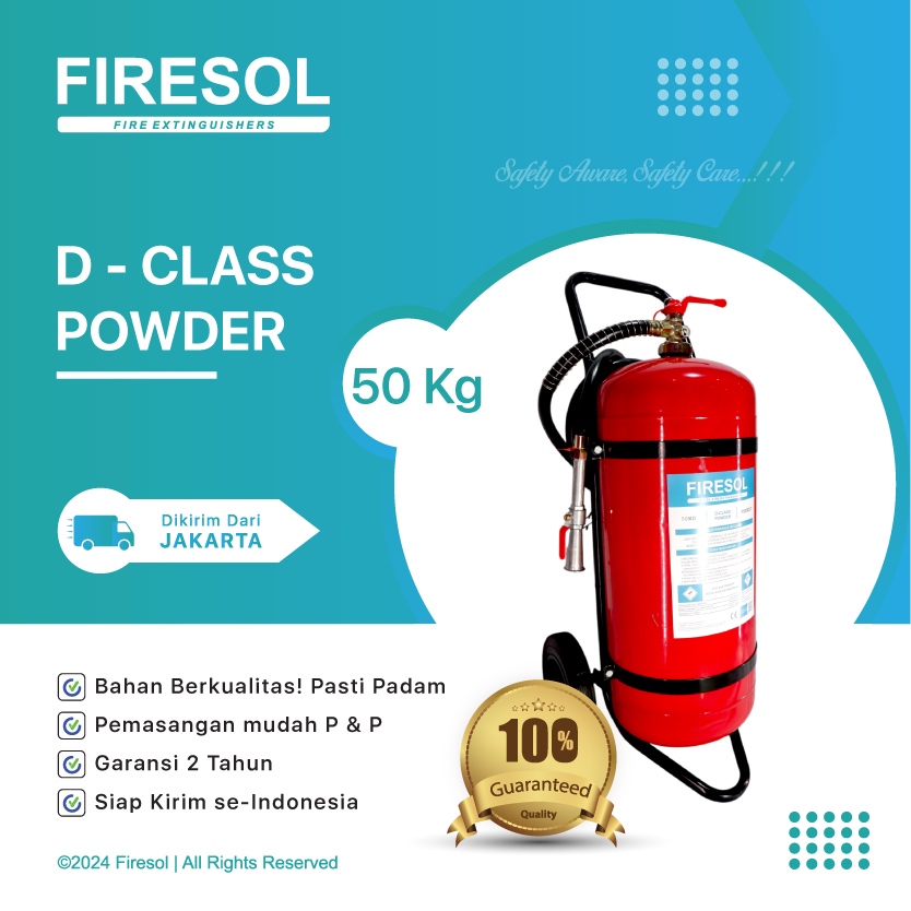 Jual Firesol APAR 50Kg D-Class Powder/ Alat Pemadam Api Ringan untuk ...