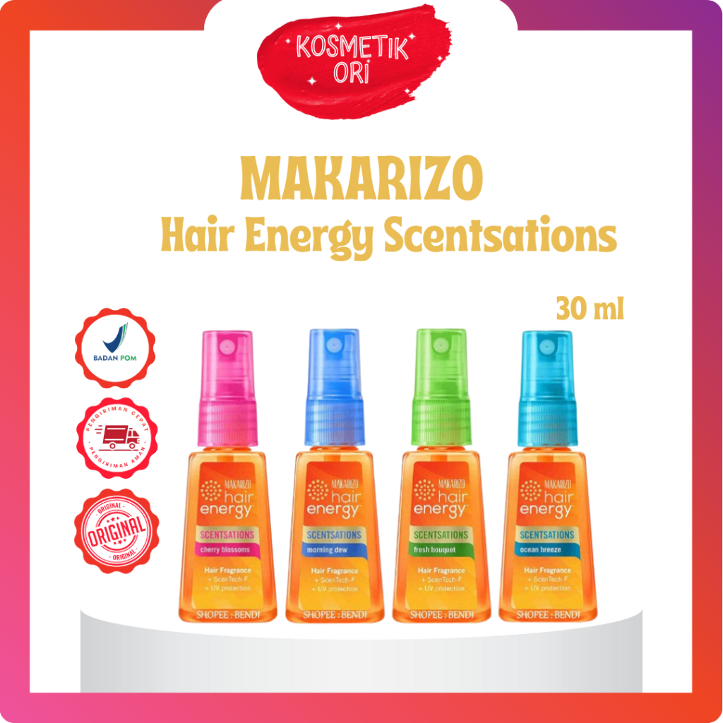 Jual Makarizo - Hair Energy Scentsations (30 ml) - Hair Fragrance | Bpom / 100ml / PEWANGI ...