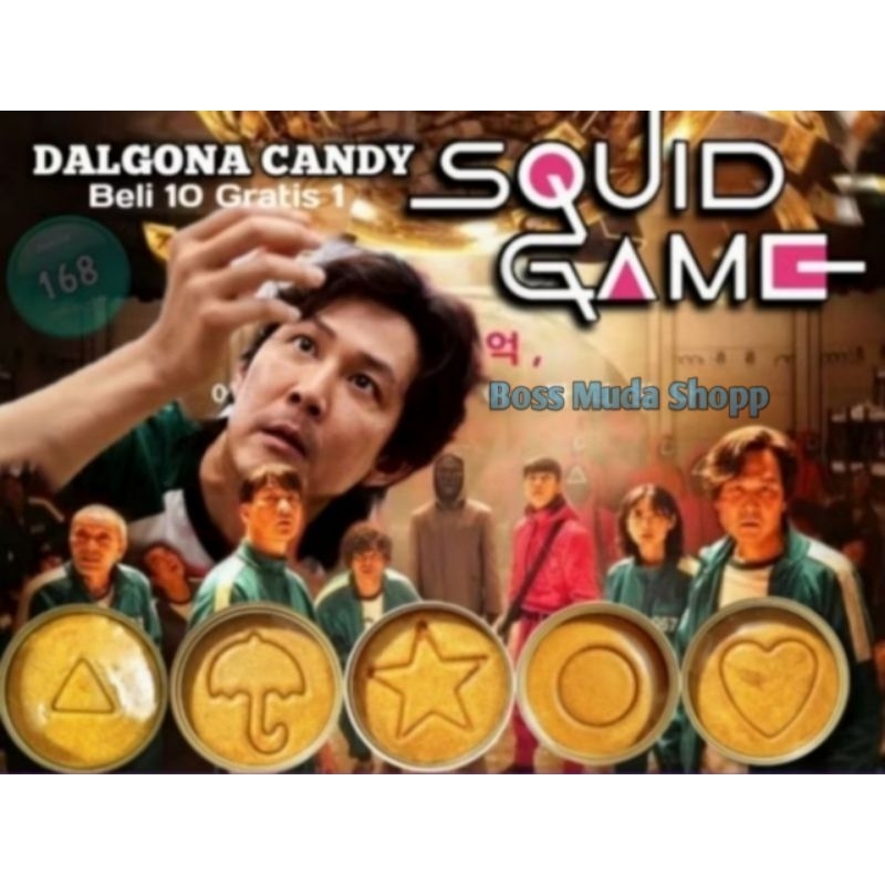 Jual Tatakan Dalgona Candy Squid Game / Cetakan dalgona candy / cetakan squid game | Shopee ...