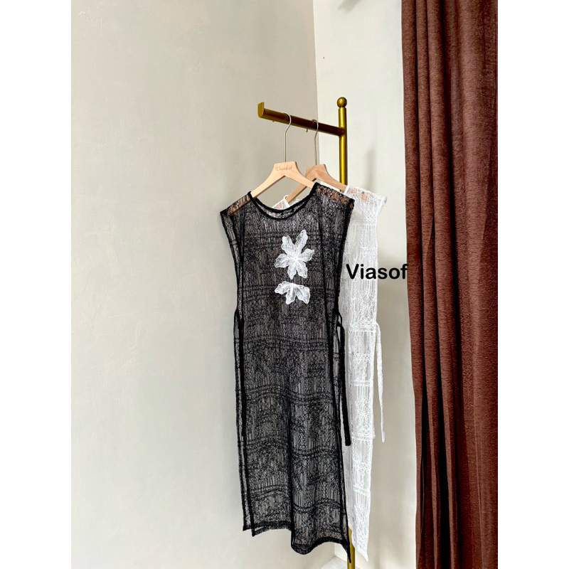 Jual (VIASOF) JENA LONG VEST BROKAT CANTILY| vest kondangan | vest ...