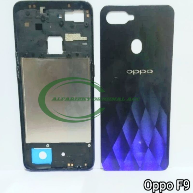 Jual Casing Fullset For Oppo F9 F9 Pro 2018 Kesing Housing Fullset Backdoor Tutup Belakang ...