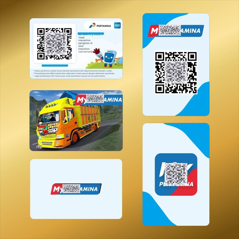 Jual Kartu My Pertamina bahan PVC Card Tebal Sehari Jadi | Shopee Indonesia