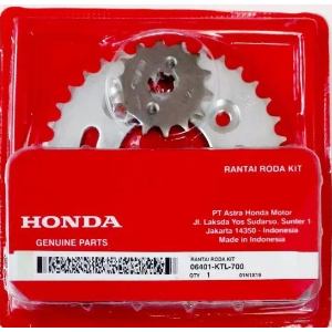 Jual GEAR SET / GIR SET PAKET RANTAI SUPRA FIT NEW SUPRA X 125 KHARISMA REVO LAMA KTL/KPH HONDA ...