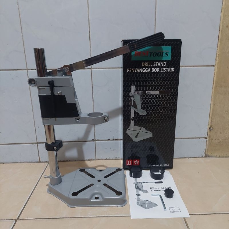 Jual Stand Mesin Bor Tangan Stand Drill Alumunium Base Dudukan Mesin Bor Tangan Menjadi Bor ...