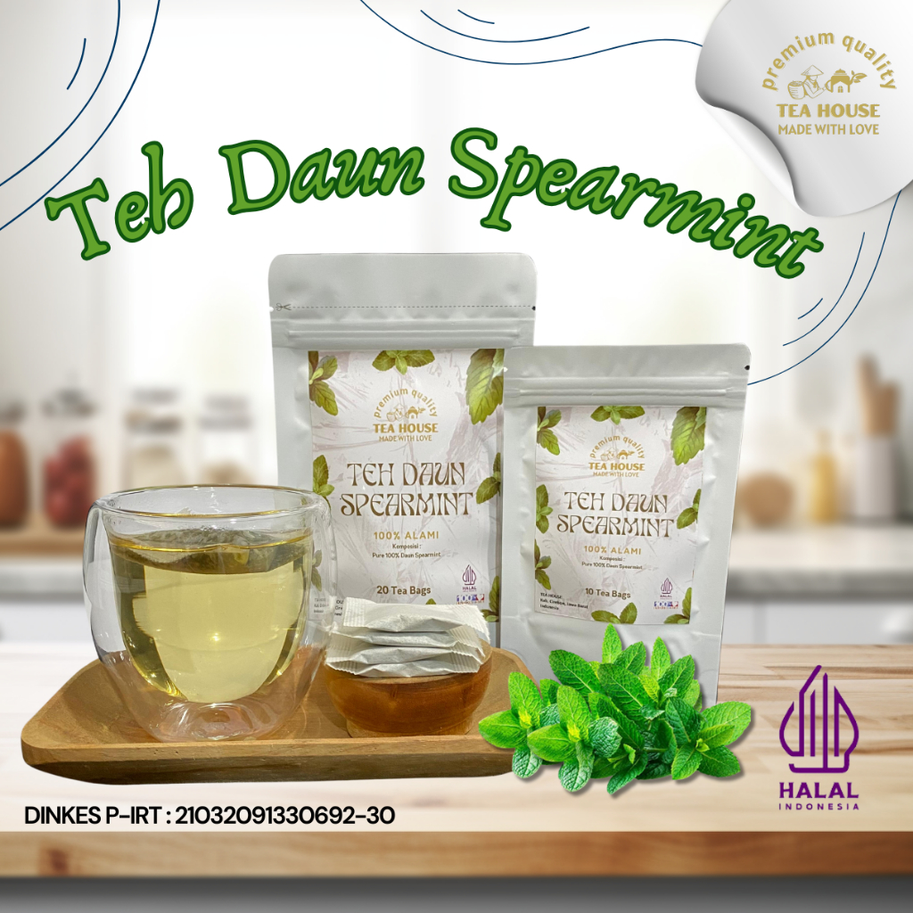 Jual Teh Daun Spearmint | Teh Celup daun Spearmint Isi 10 & 20 Kantong ...