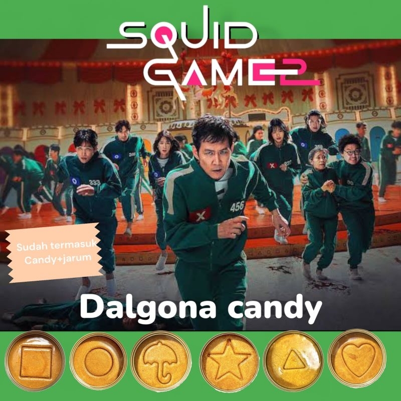 Jual DALGONA CANDY SQUID GAME || sudah termasuk candy dan jarum ...