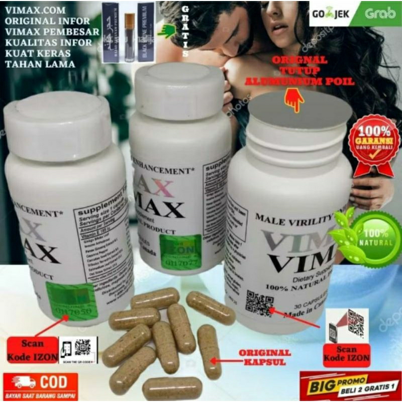 Jual Vimax Original Canada 100% Asli 30 Kapsule | Shopee Indonesia