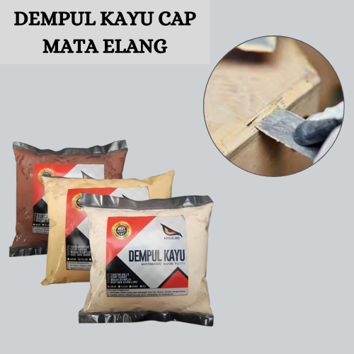 Jual Dempul Kayu Wood Putty Cap Mata Elang Isi Cocok untuk Semua Jenis ...