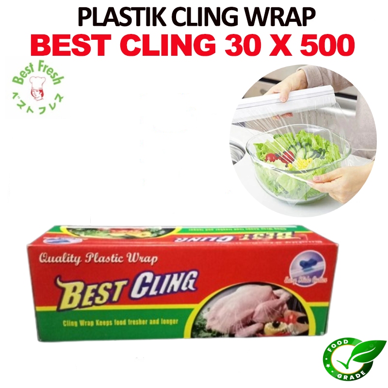 Jual Plastik Wrapping Cling | PLASTIC WRAP 30 Cm X 500 M I 40 CM X 500 ...