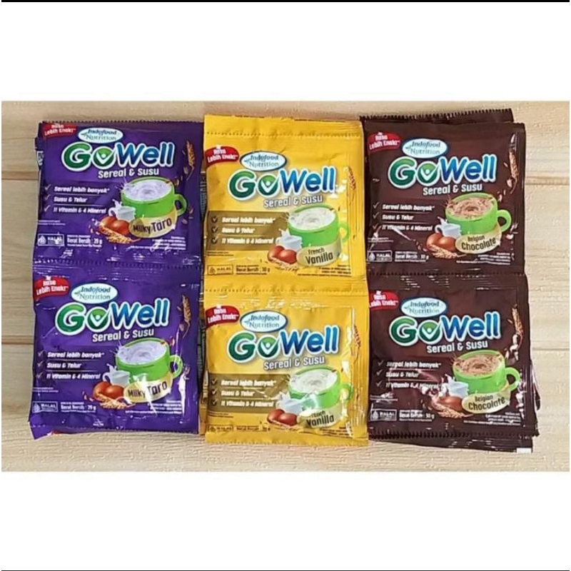 Jual GOWEL SUSU SEREAL BERNUTRISI 10 SACHET ( 29gr x 10) | Shopee Indonesia