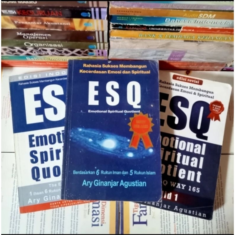 Jual ESQ EMOTIONAL SPIRITUAL QUOTIENT ary ginanjar agustian | Shopee ...