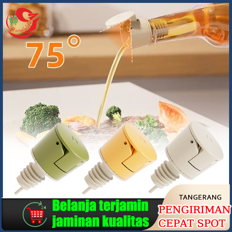Jual 2pcs Tutup Botol Multifungsi/ Tutup Botol Minyak Flip Flop Buka ...