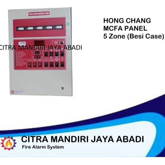 Jual MCFA PANEL 5 Zone Hong Chang (Besi case) Master Control Fire Alarm | Shopee Indonesia