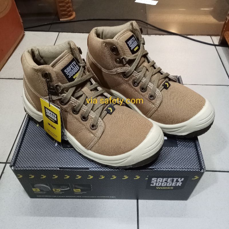 Jual Sepatu Safety Jogger Desert S1P Original | Shopee Indonesia
