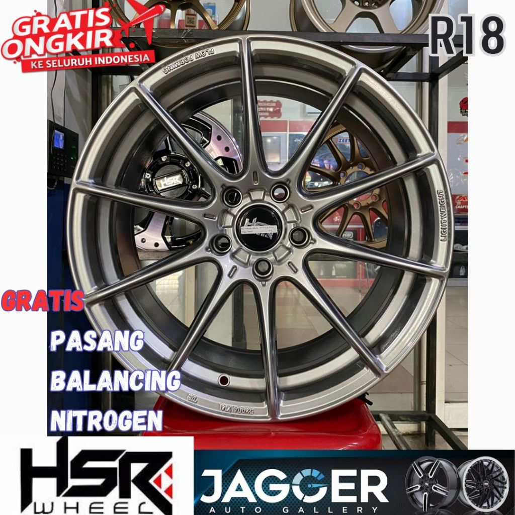 Jual Velg FORGED HSR TOBELO r18 baut 5x114,3 untuk hrv crv innova rush terios dll | Shopee Indonesia
