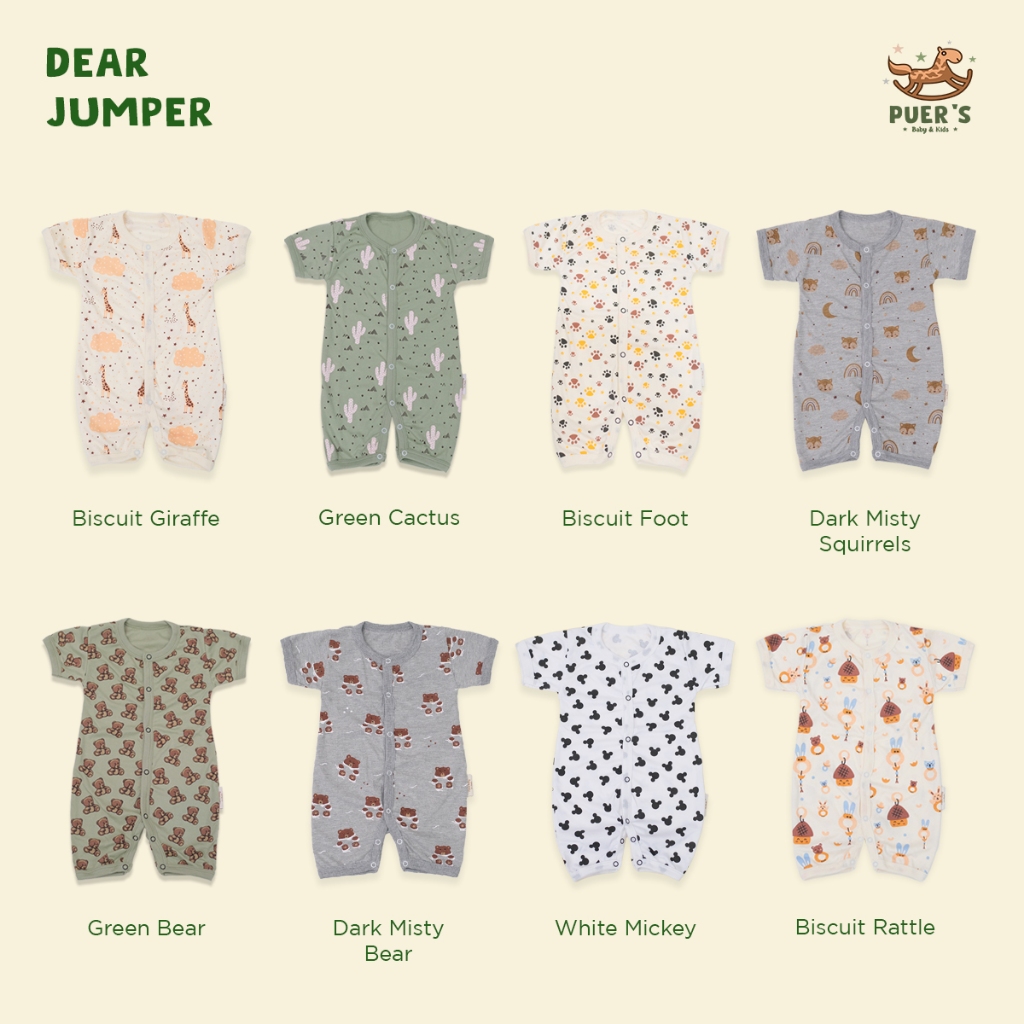 Jual JUMPER BAYI MOTIF PUER'S DEAR (PLAYSUIT BABY / ROMPER BAYI MOTIF ...
