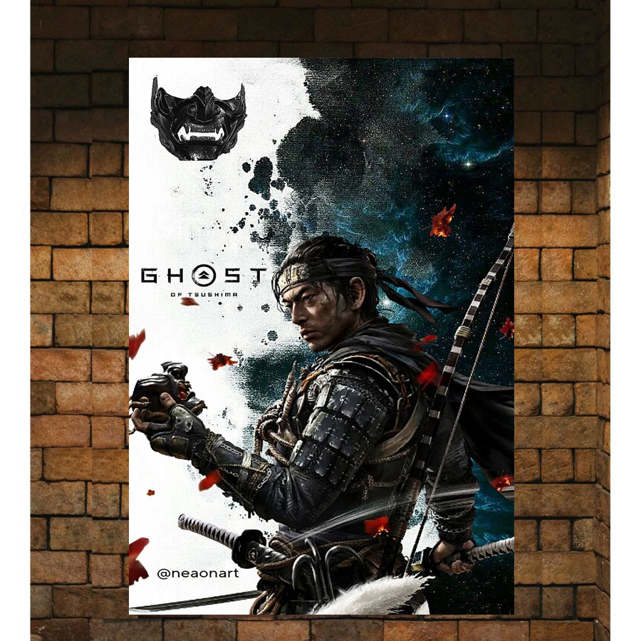 Jual Poster Rental Game PlayStation Ghost of Tsushima | Shopee Indonesia