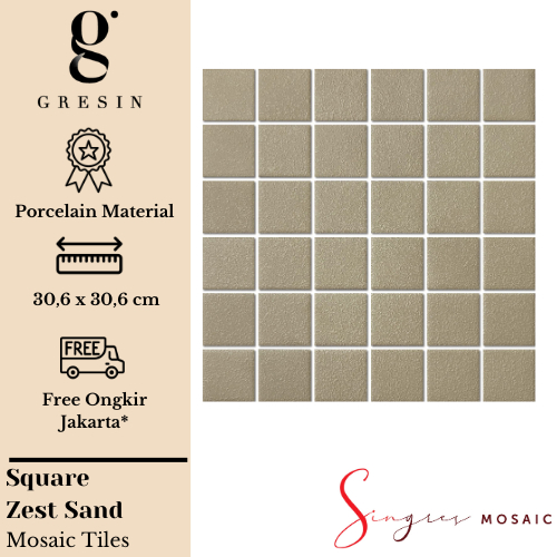 Jual Zest Sand Singres Mosaic Tiles | Mosaic Keramik | Shopee Indonesia