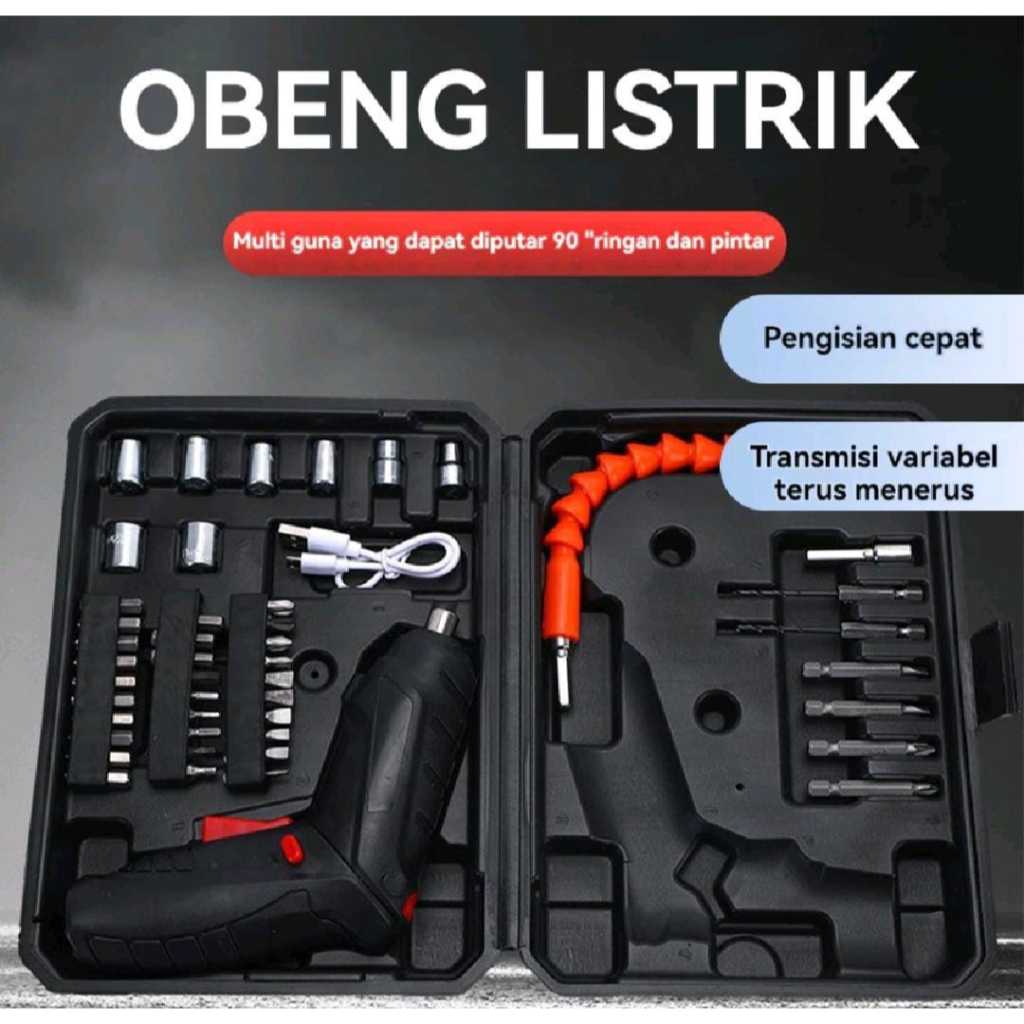 Jual Mesin Obeng Listrik Cordless Screwdriver Mesin Bor Tangan Daya ...