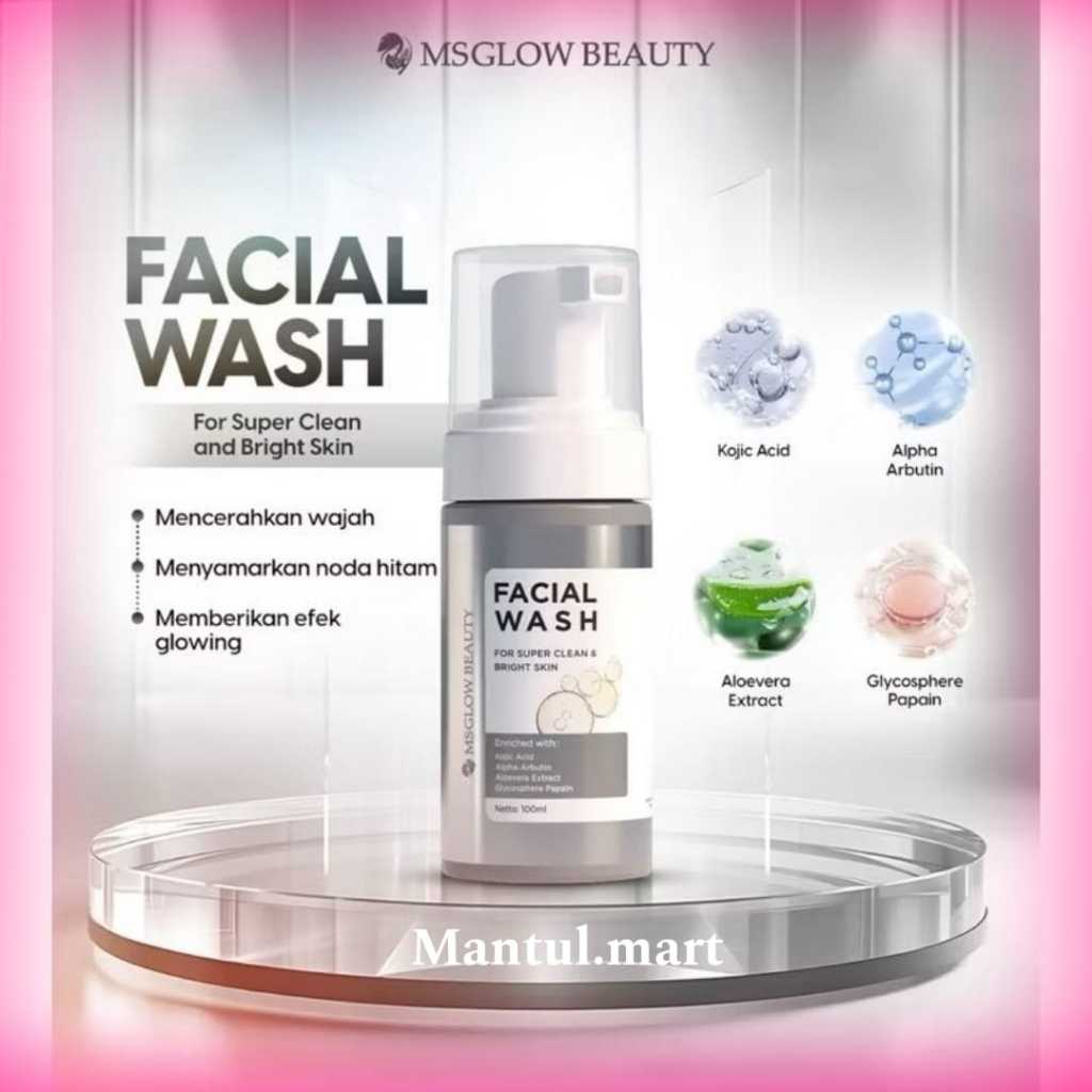 Jual FACIAL WASH MS.GLOW/FACE WASH MS.GLOW SABUN WAJAH MSGLOW | Shopee ...