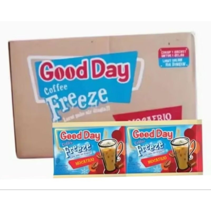 Jual GOOD DAY FREEZE MOCAFRIO 1 DUS (12 RTG X 10 SACHET) | Shopee Indonesia