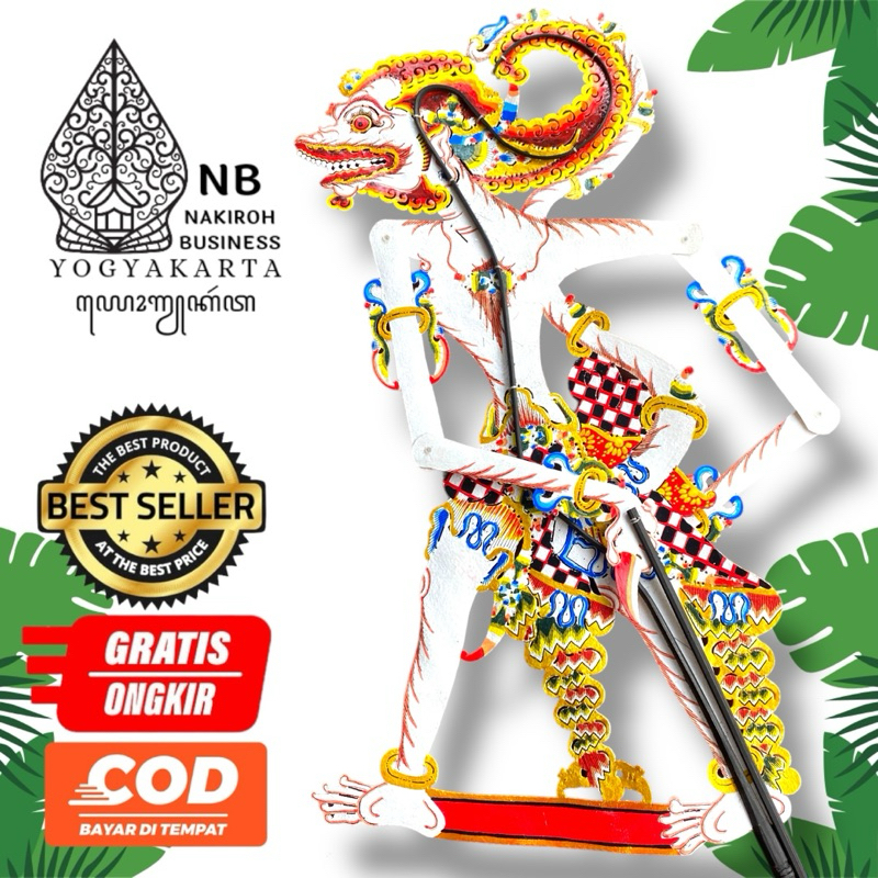 Jual NAKIROHBUSINESS Wayang Kulit Sapi ASLI Anoman/Hanoman Obong Alusan ...