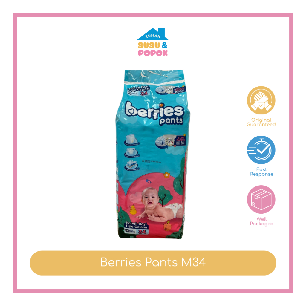 Jual Berries Pants M34 | Shopee Indonesia