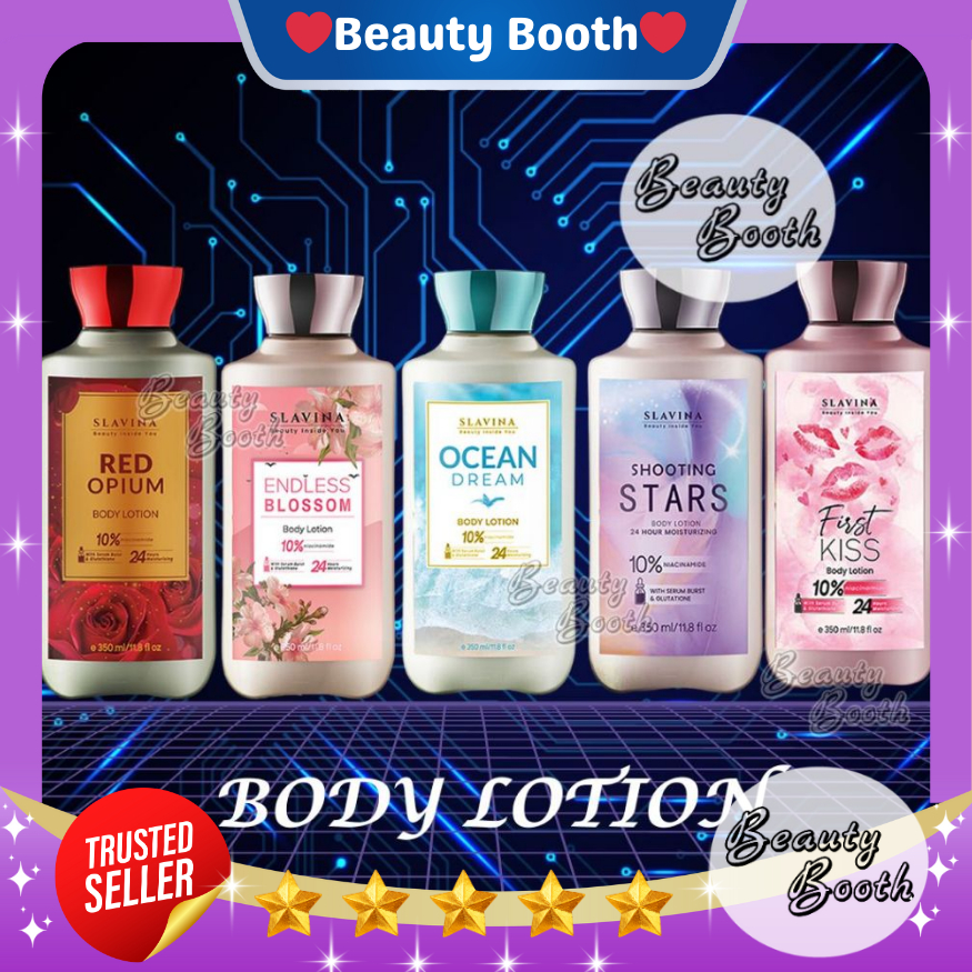 Jual SLAVINA Body Lotion Spill The Night Shooting Star Red Opium Ocean ...