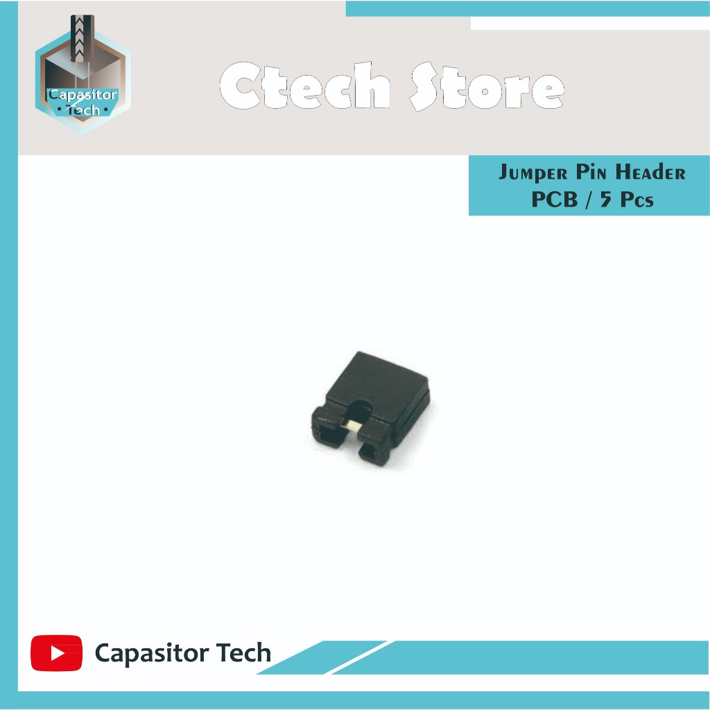 Jual JUMPER PIN Header PCB Jumper Cap Socket 2.54MM 2.54 BLACK HITAM 5 ...