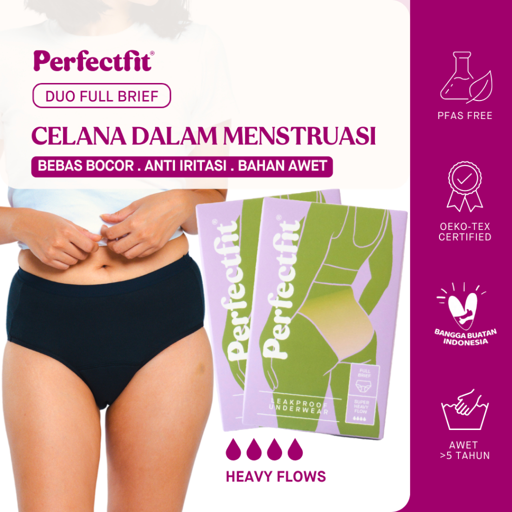 Jual Perfectfit Celana Dalam Menstruasi - Full Brief 2 Box | Pembalut Celana Bebas Gatal Iritasi ...