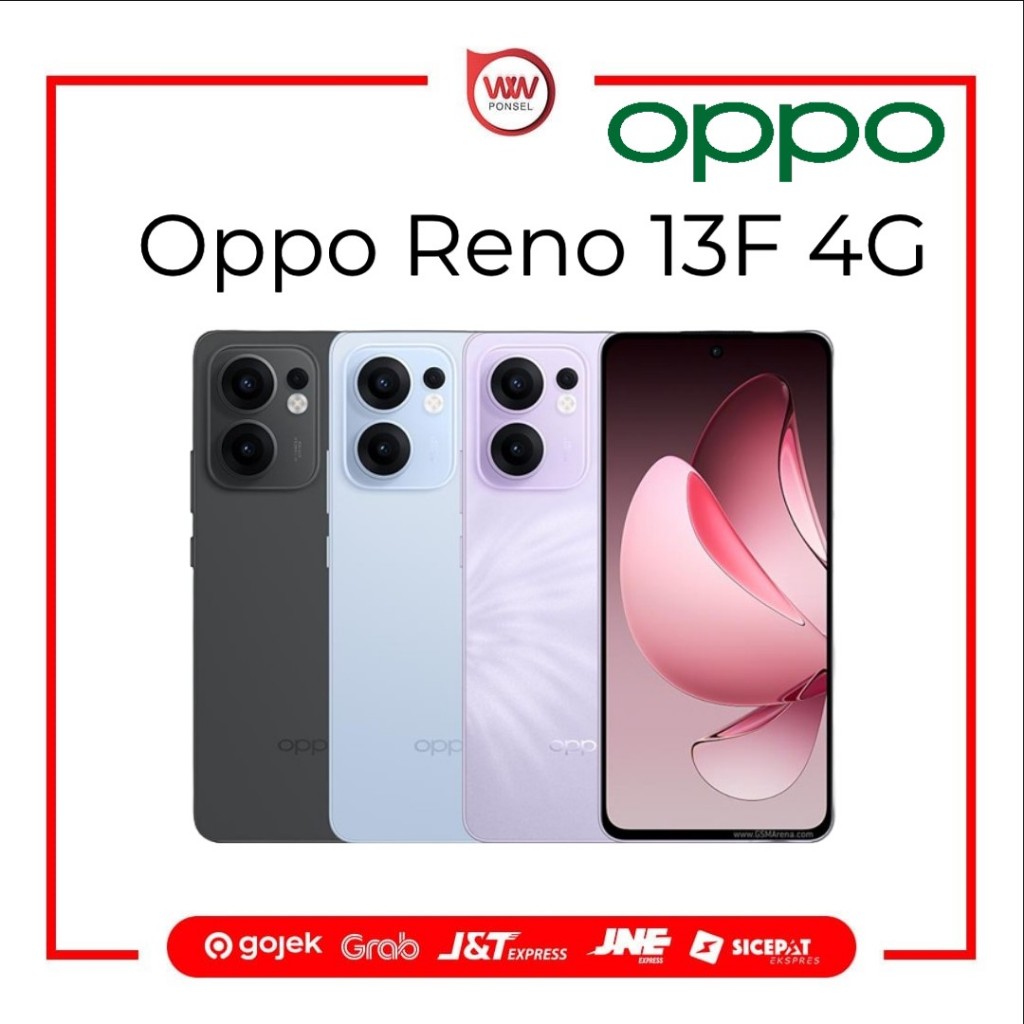 Jual Hp Oppo Reno 13F 4G Ram 8GB Internal 256GB Garansi Resmi | Shopee ...