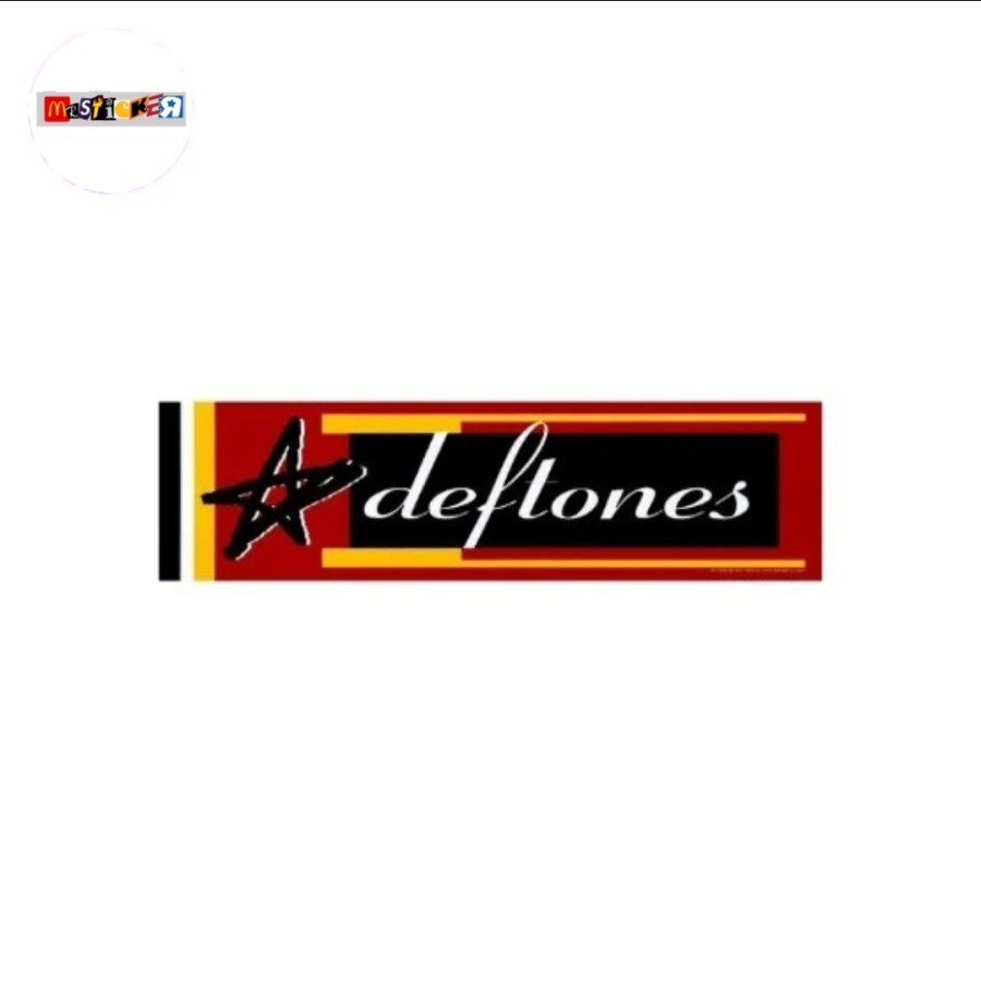 Jual sticker band deftones logo stiker nu metal shoegaze rock | Shopee ...