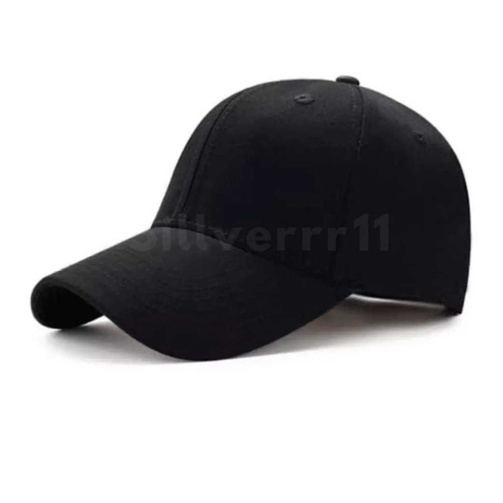 Jual Topi Hitam Polos Baseball Pria Wanita Variant Warna Cod | Shopee ...