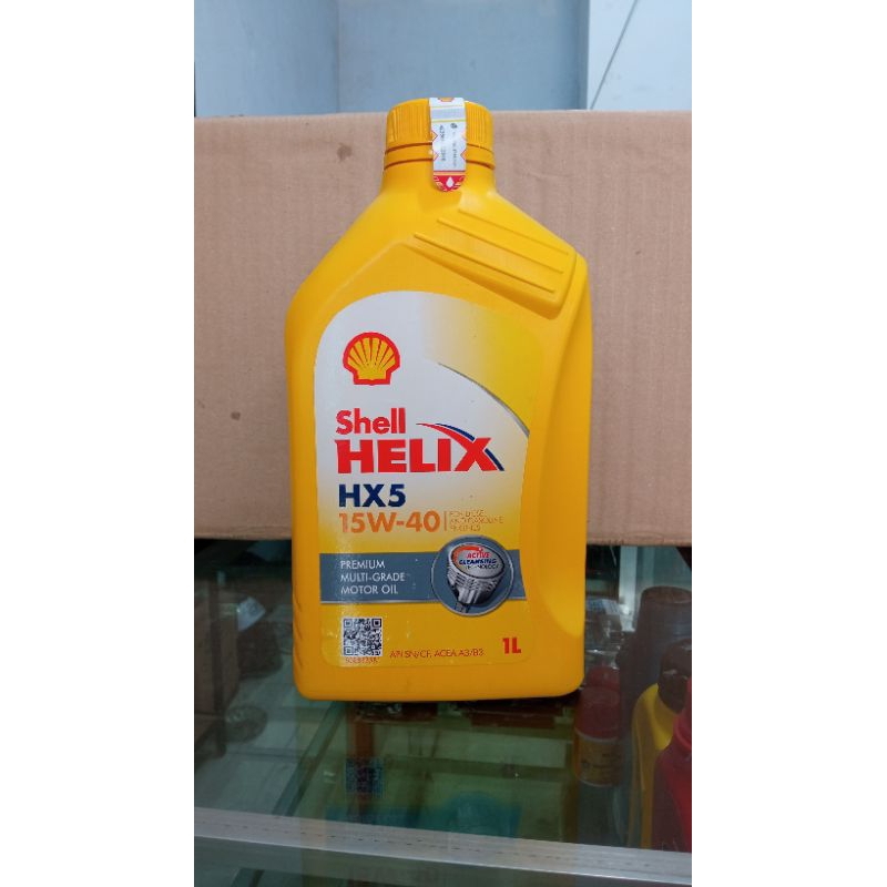 Jual Oli Shell Advance Helix HX5 1L 15W-40 Oli Motor dan Mobil | Shopee ...