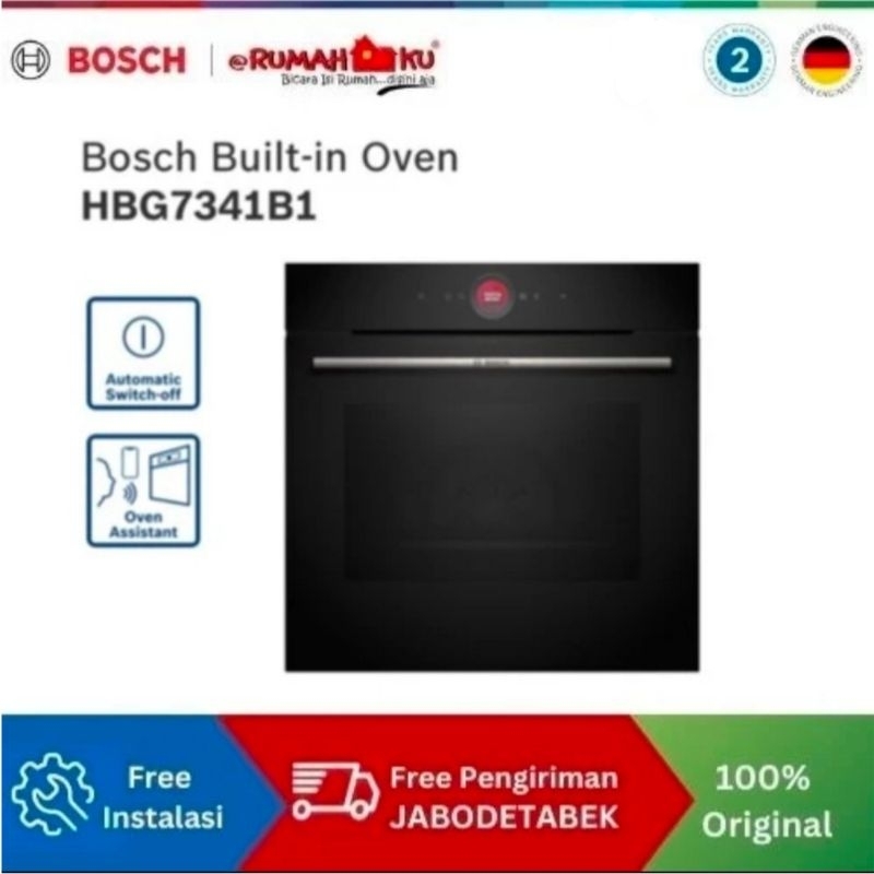 Jual Bosch HBG7341B1 Seri 8 Built-in Electric Oven | Shopee Indonesia