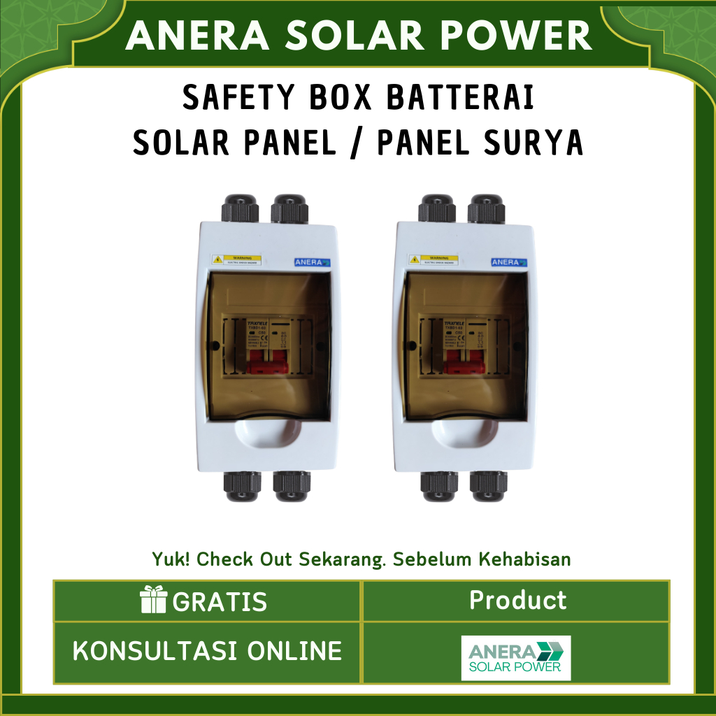 Jual Safety Box Batterai Panel Surya Combiner Box Solar Panel Sistem ...