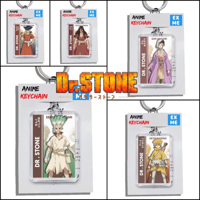 Jual Gantungan Kunci Dr Stone - Keychain Dr Stone - Ganci Anime ...