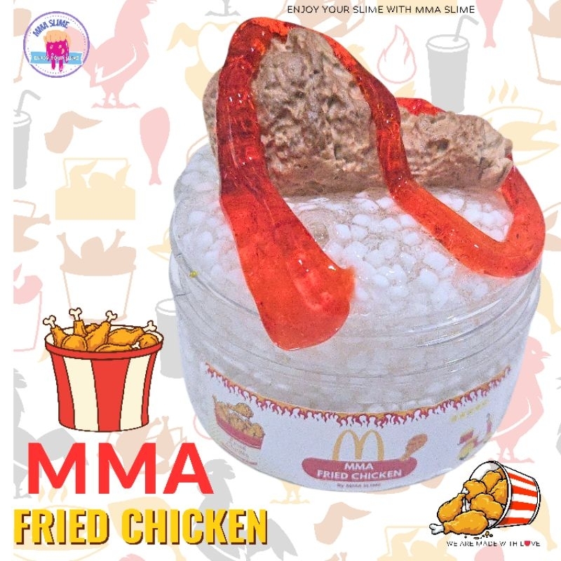 Jual MMA SLIME FRIED CHICKEN SLIME AYAM SLIME DIY CLAY SLIME | Shopee ...