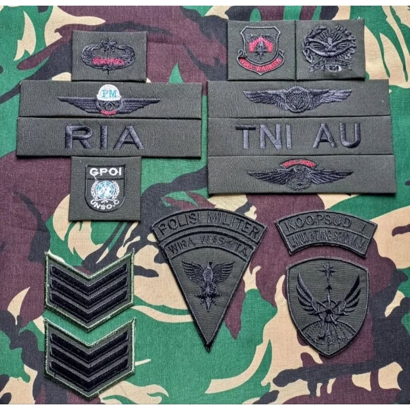 Jual FULL 1 SET PAPAN NAMA PDL TNI AU | Shopee Indonesia