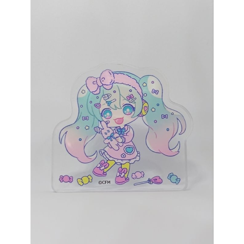 Jual Acrylic Block Hatsune Miku Official CFM Chibi Karakter | Shopee ...