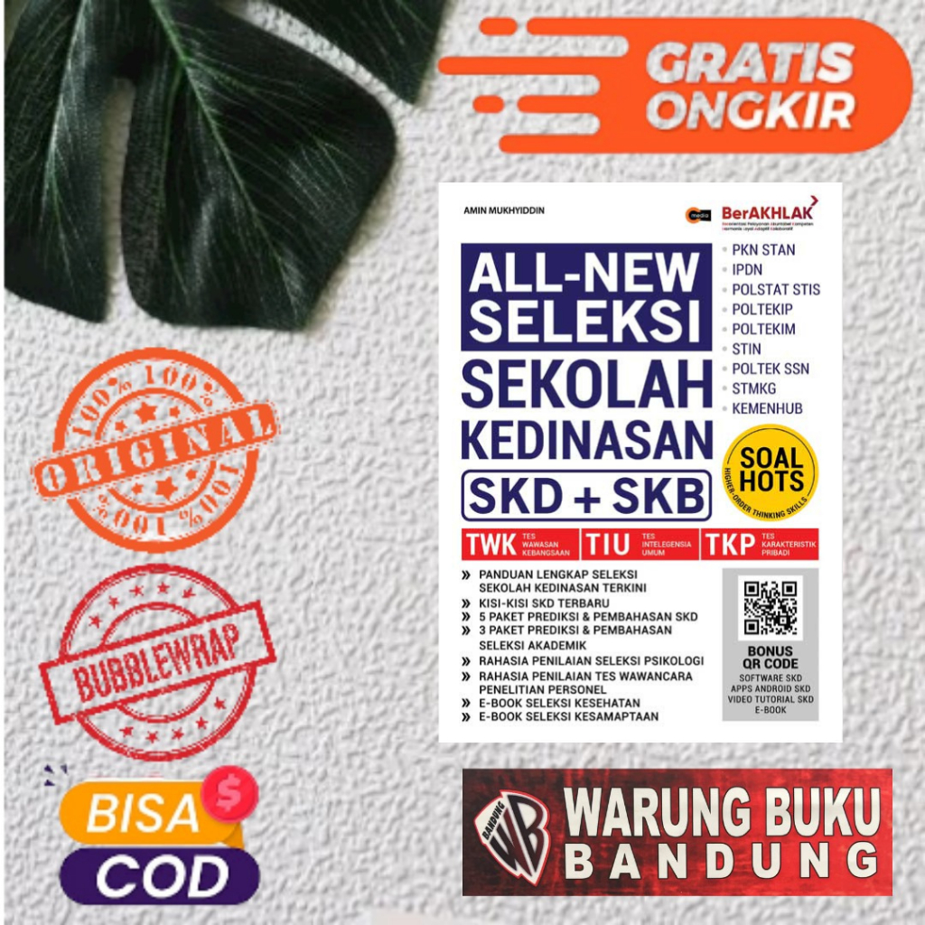 Jual Buku All-New Seleksi Sekolah Kedinasan SKD + SKB TWK TIU TKP Terbaru - CMedia | Shopee ...