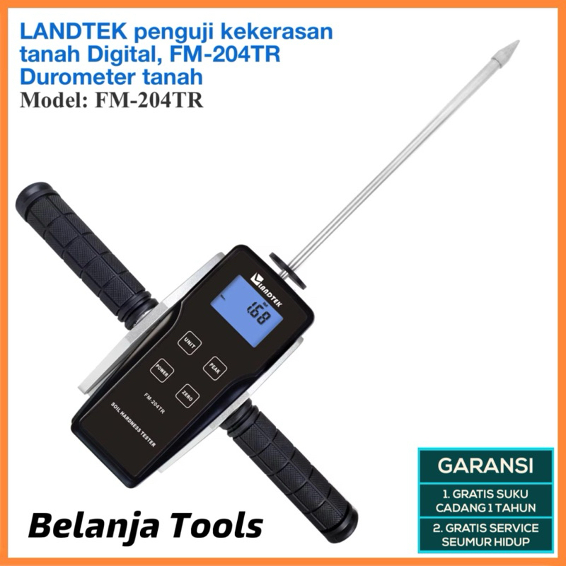Jual Soil Hardness Tester FM204TR Kekerasan Tanah Landtek FM-204TR ...