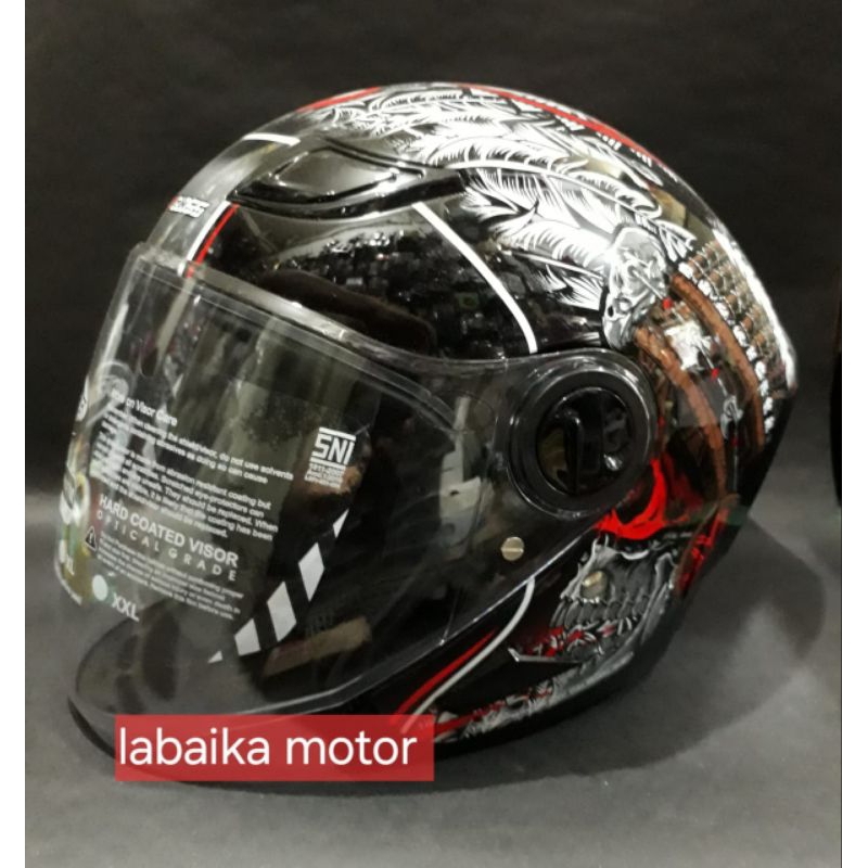 Jual HELM CARGLOSS NFS APACHE-HELM cargloss half face | Shopee Indonesia