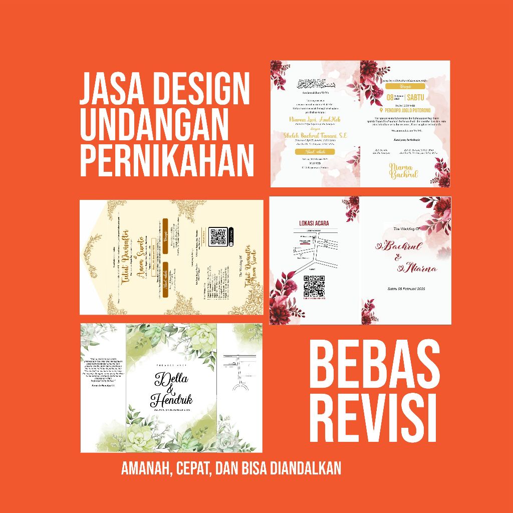 Jual JASA DESAIN UNDANGAN | JASA DESIGN UNDANGAN PERNIKAHAN | POSTER ...