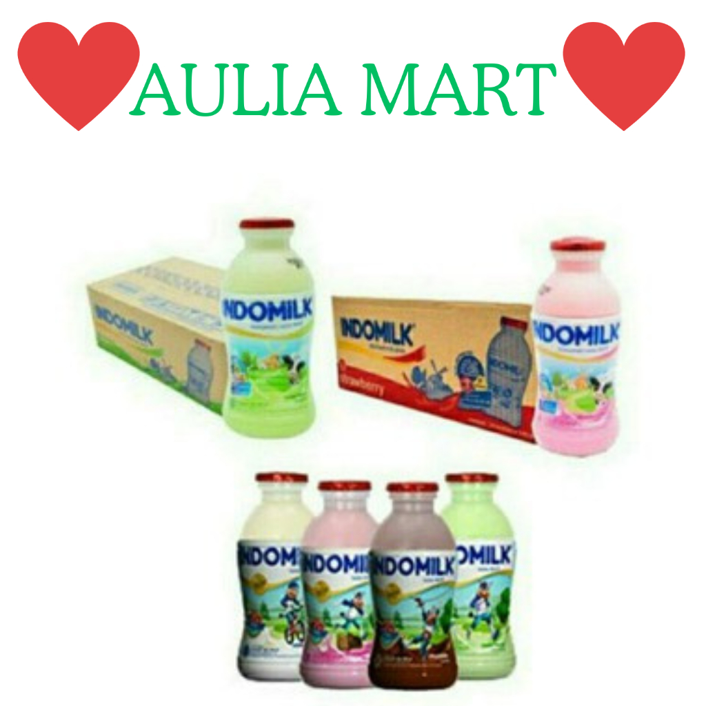 Jual Susu Indomilk Botol 1 Karton 190 Ml Isi 24 Botol | Shopee Indonesia