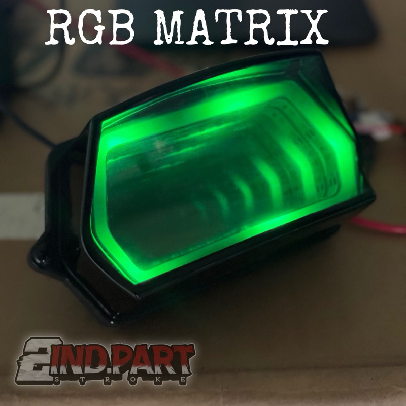 Jual stoplamp belakang ninja ss rgb MATRIX stopan Belakang ninja r ss ...