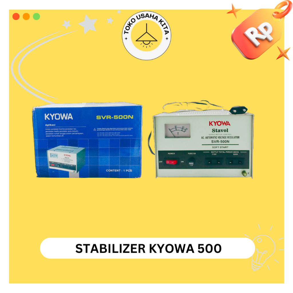 Jual STABILIZER KYOWA 500 WATT | Shopee Indonesia