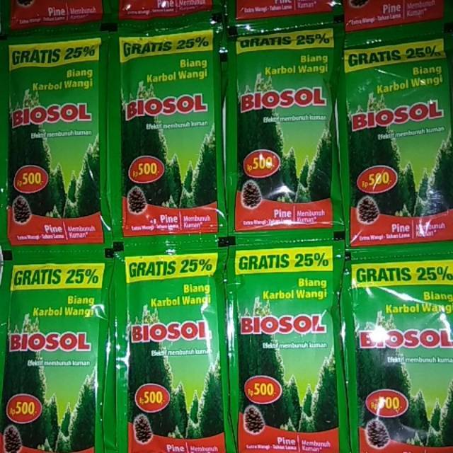Jual Biosol sachet 25ml x 12pcs | Shopee Indonesia