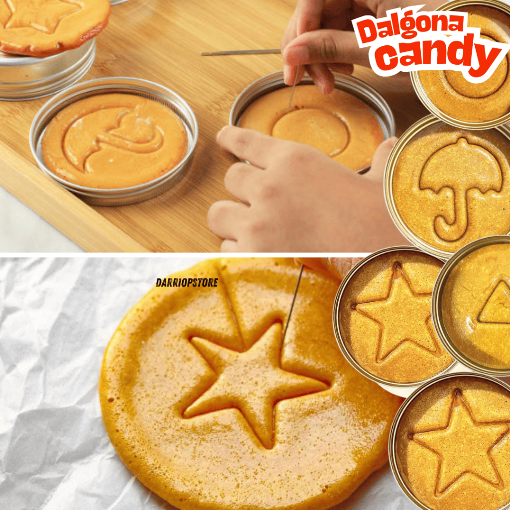 Jual Permen Squid Game Dalgona Candy Korean Honeycomb Gulali Viral ...